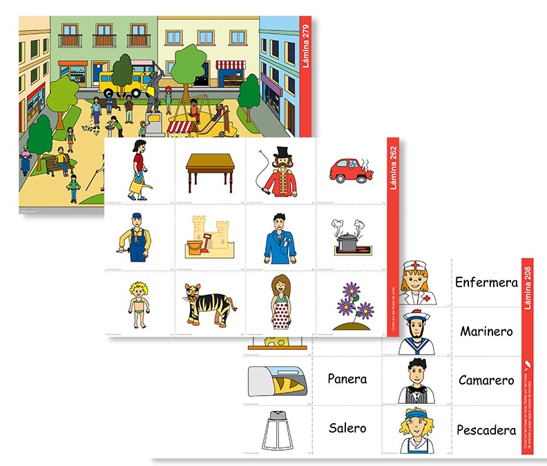 Láminas Manupulativas Impresas MORFOSINTAXIS Espiral | ONDA EDUCA